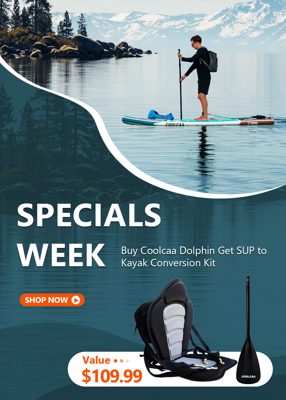 Coolcaa SUP Boards | Best Inflatable Stand-Up Paddle boards