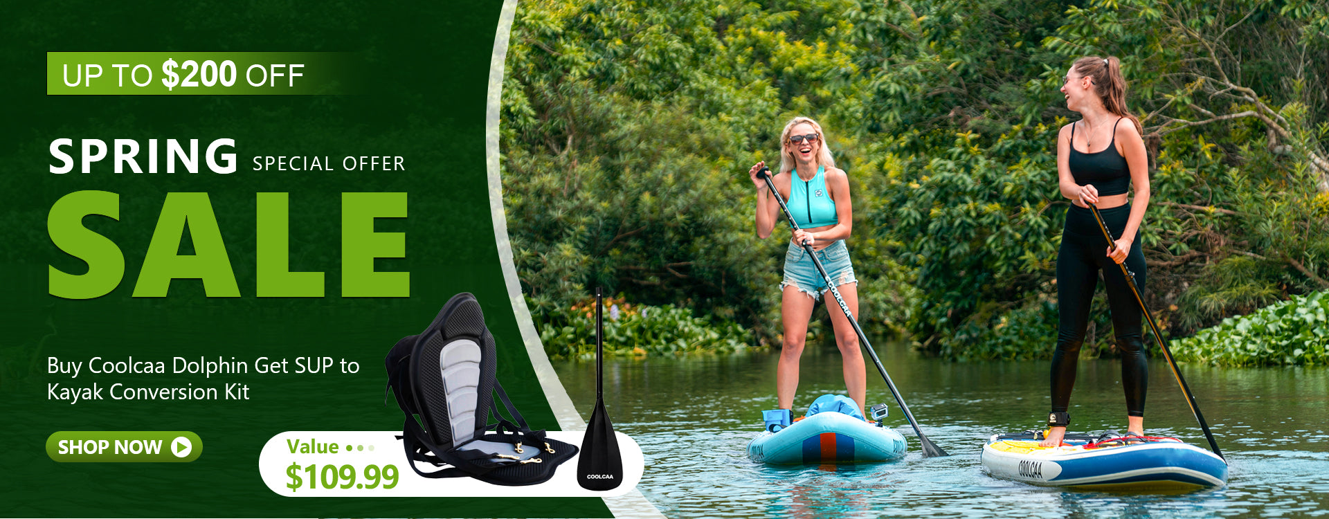 Coolcaa SUP Boards | Best Inflatable Stand-Up Paddle boards